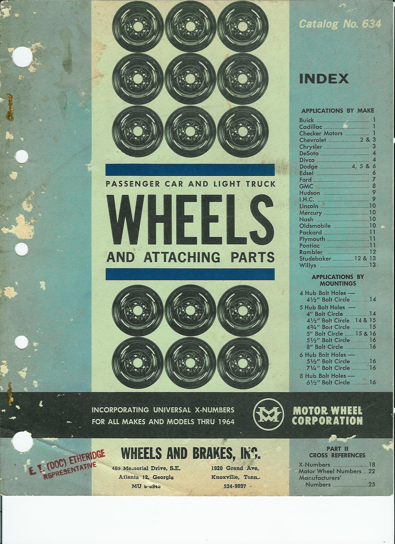 Motor Wheels Catalog 1949-1964