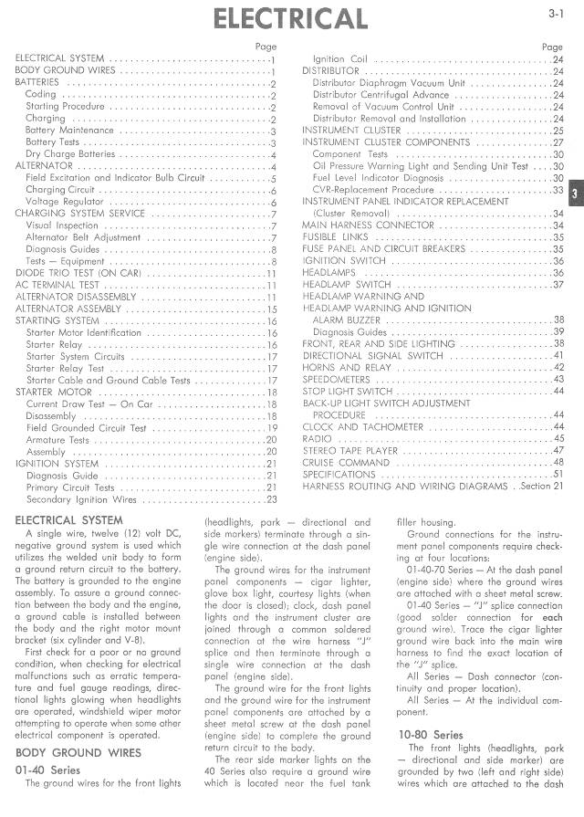 Classic car manuals - 1973 AMC Technical Service Manual, Chapter 3 ...
