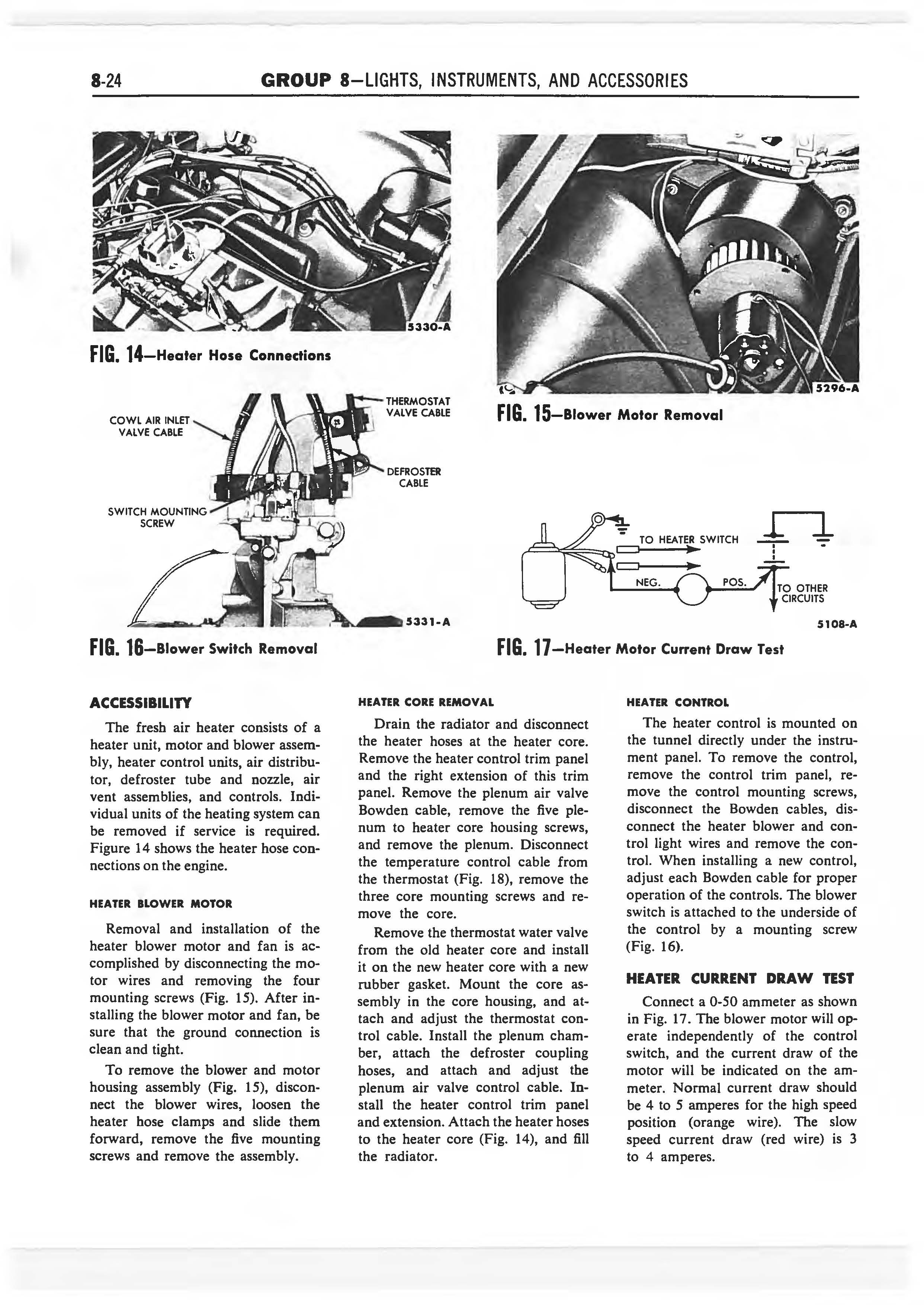 1958 Ford Thunderbird Shop Manual page 289 of 360
