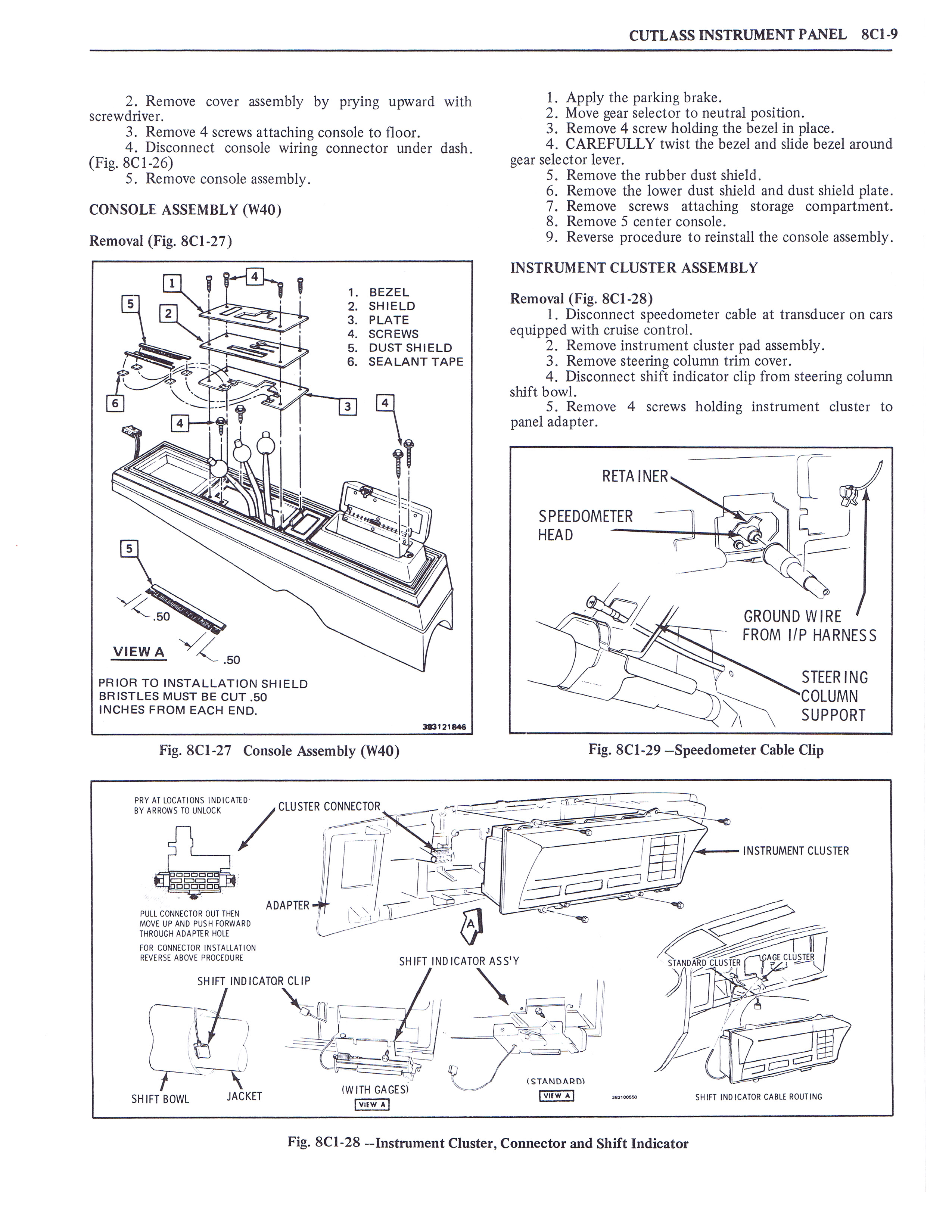 Chassis Electrical Instrument Panel 023